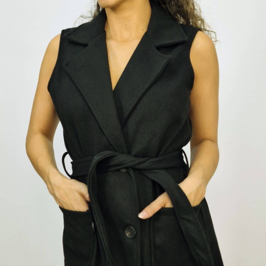 Luxe Layered Vest Coat – Geotoky